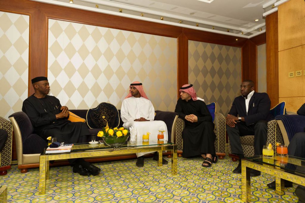 His Highness Sheikh Butti hosts Ondo Governor – Alpha Group of ...