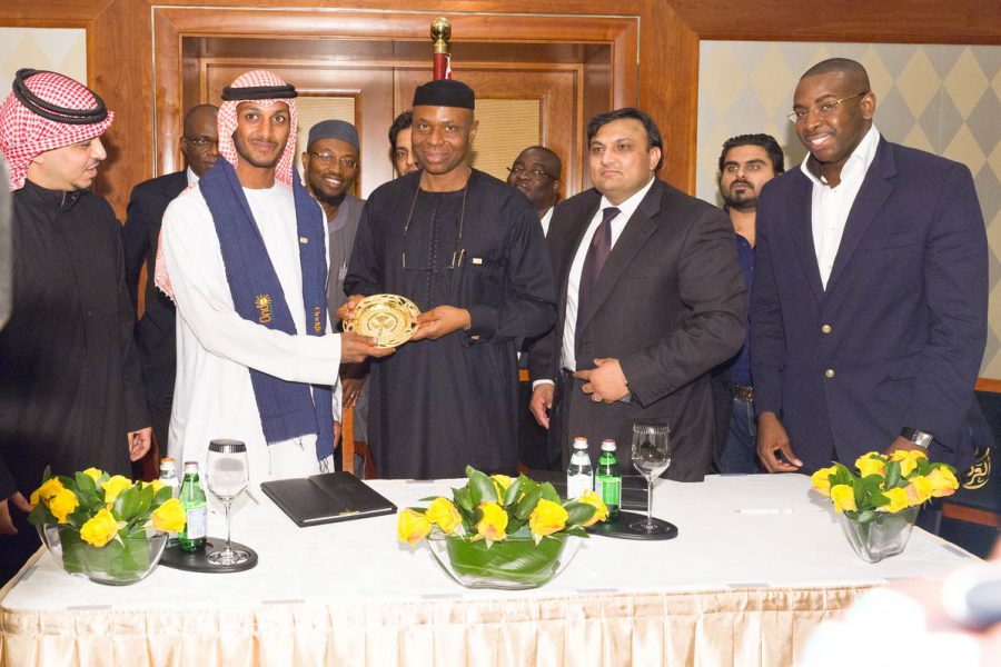 His Highness Sheikh Butti hosts Ondo Governor – Alpha Group of ...